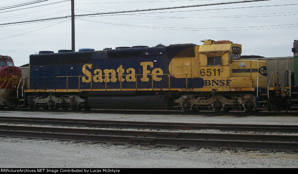 BNSF 6511 stored BNSF power